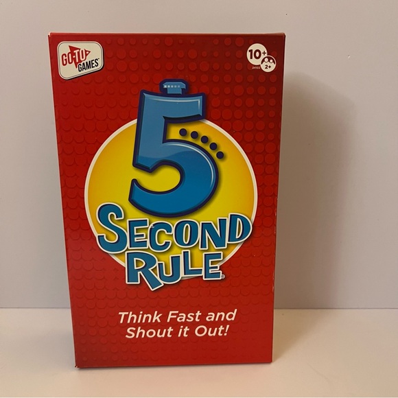 Games | 5 Second Rule Party Game Think Fast Shout It Out | Poshmark